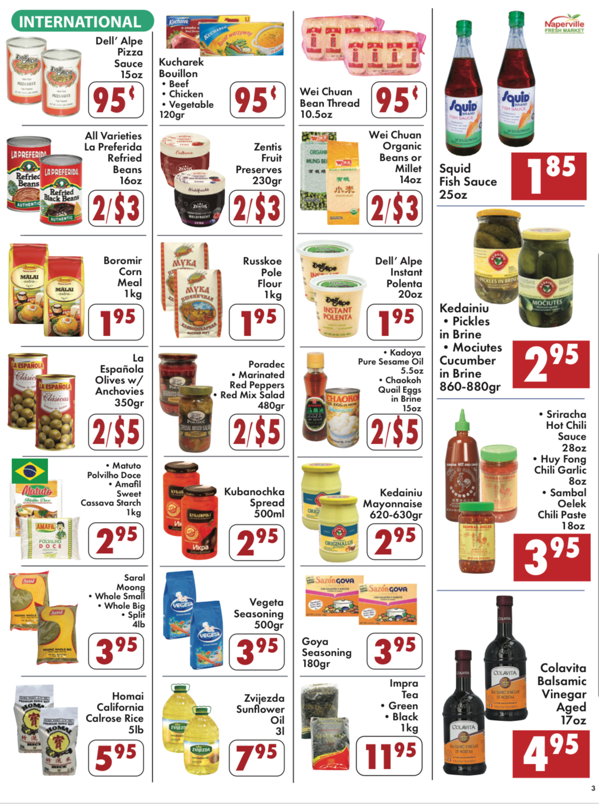 Never miss out on big savings by subscribing to our weekly e-circular!